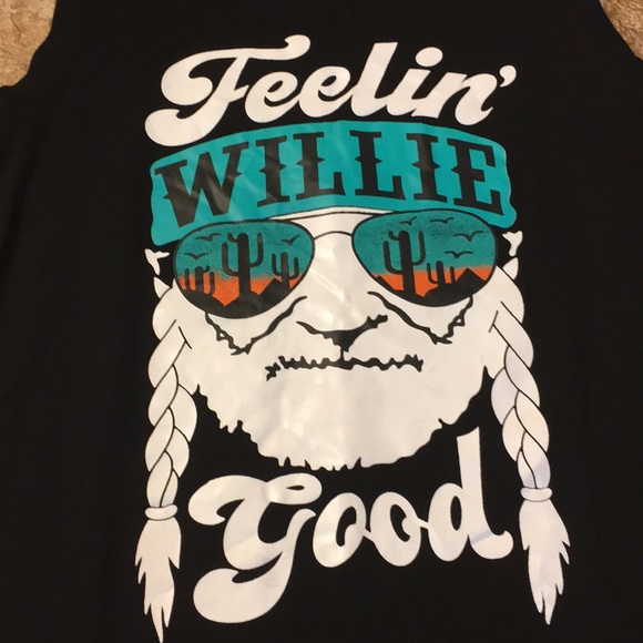 Tops | Feelin Willie Good Willie Nelson Tank | Poshmark